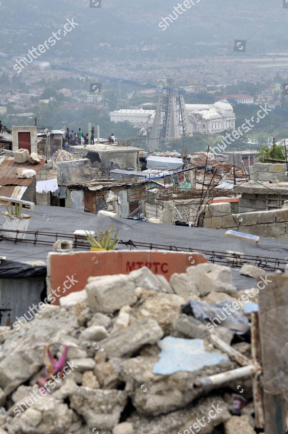 Rubble Slums Fort National District Largely Editorial Stock Photo ...