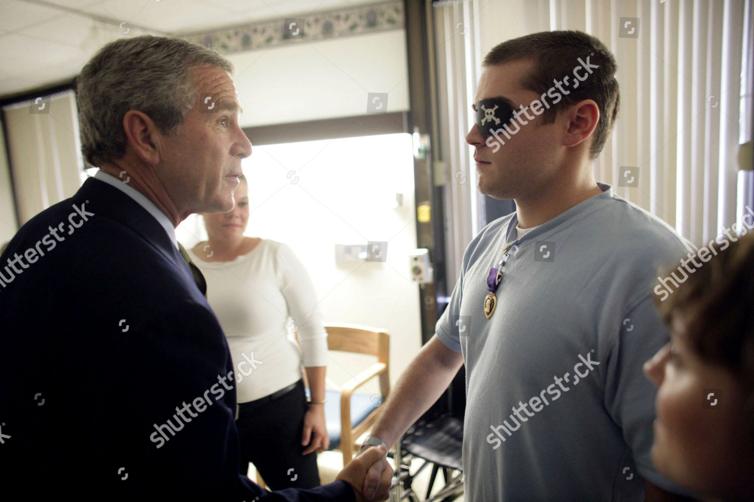 President George W Bush Shaking Hands Editorial Stock Photo - Stock ...