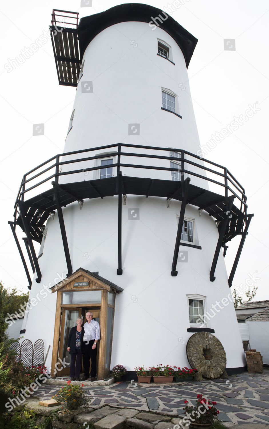 Nick Catherine Edwards Front Pilling Windmill Editorial Stock Photo ...