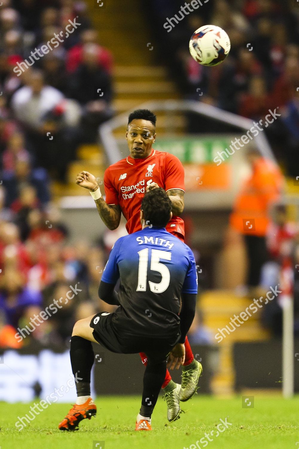 Nathaniel Clyne Liverpool Adam Smith Bournemouth Editorial Stock Photo ...