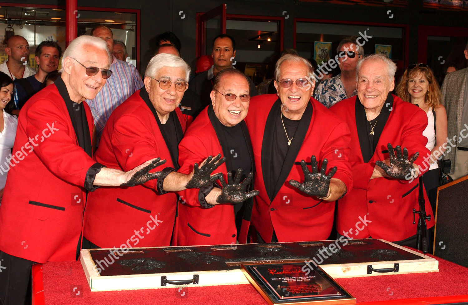 5 Remaining Members Bill Haileys Comets Editorial Stock Photo - Stock ...