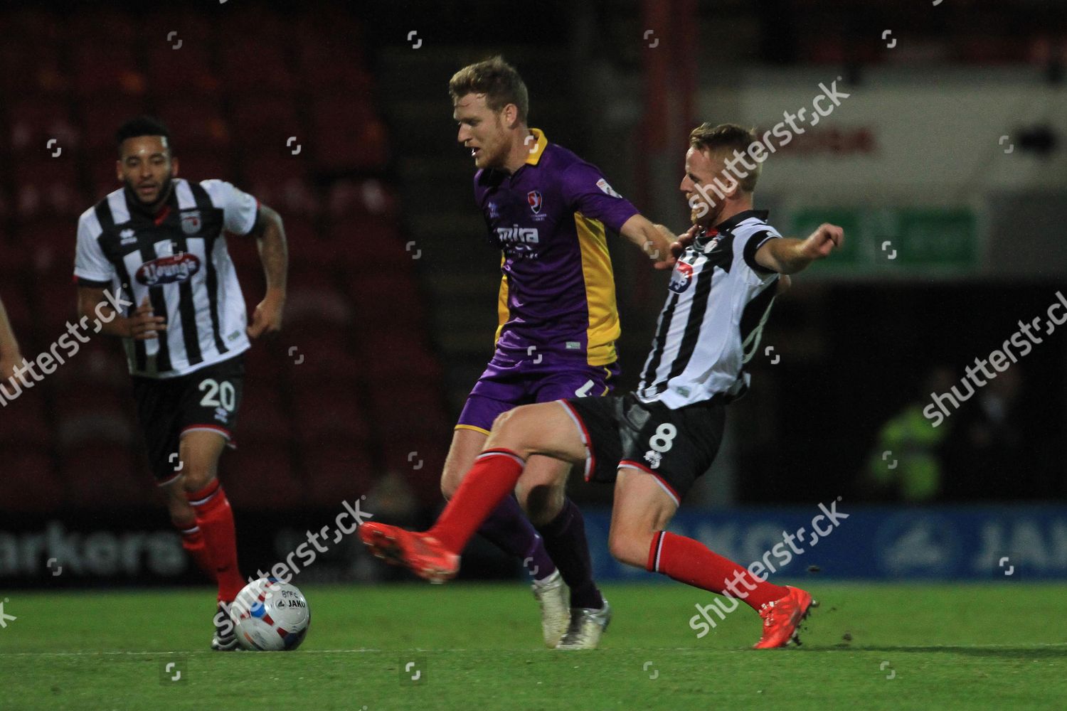 Kyle Storer Craig Disley During Vanarama Editorial Stock Photo - Stock ...