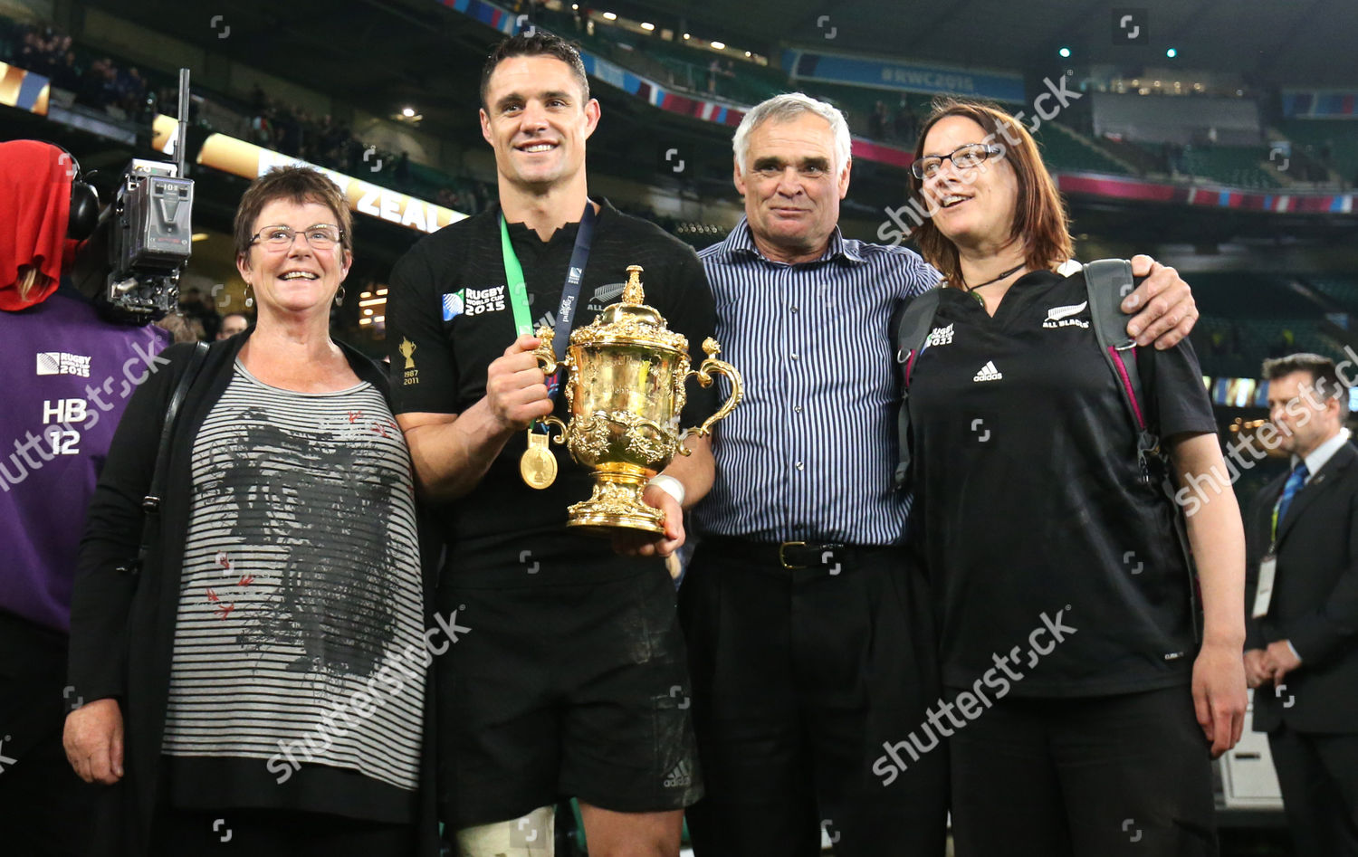 Dan Carter New Zealand His Parents Editorial Stock Photo - Stock Image ...