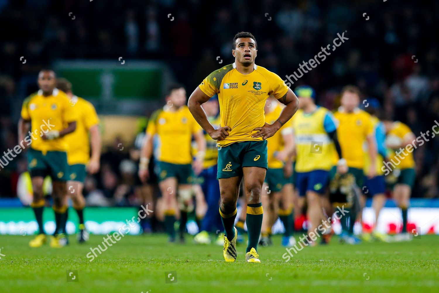 Australia Scrumhalf Will Genia Looks Dejected Editorial Stock Photo ...