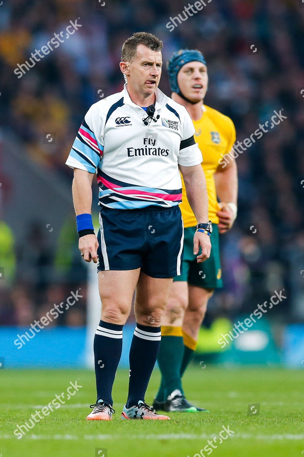 Referee Nigel Owens Looks On Editorial Stock Photo - Stock Image ...