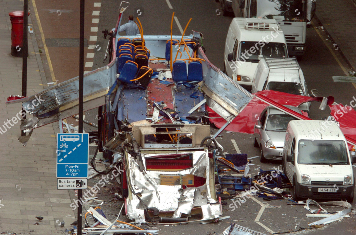 Wreckage Number 30 Bus Tavistock Square Editorial Stock Photo - Stock ...