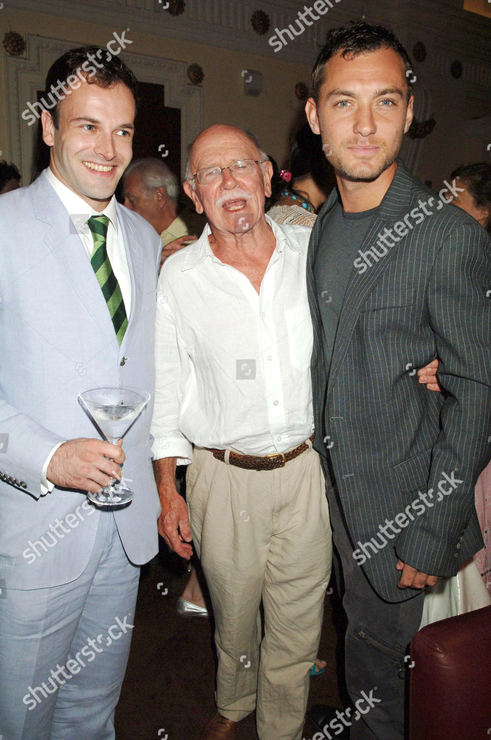 Jonny Lee Miller His Father Alan Editorial Stock Photo - Stock Image ...