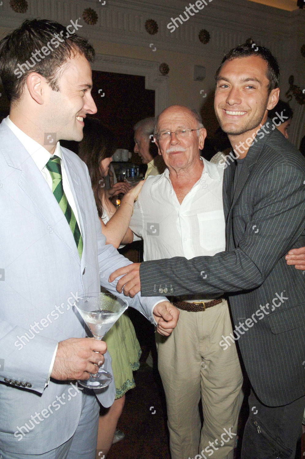 Jonny Lee Miller His Father Alan Editorial Stock Photo - Stock Image ...