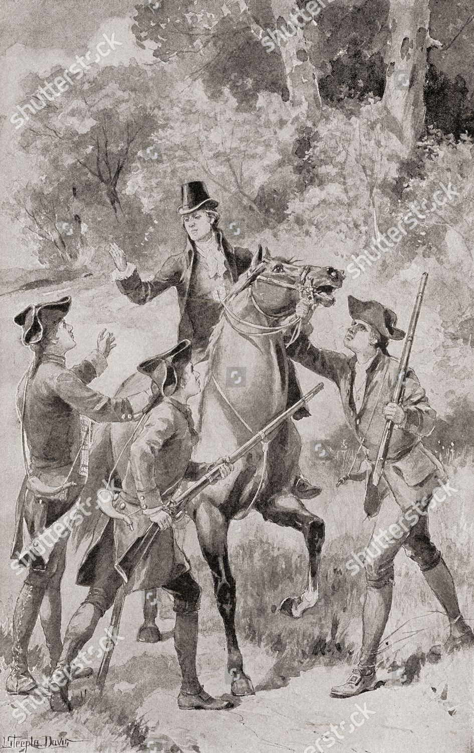 Major John Andre Captured By John Editorial Stock Photo - Stock Image ...
