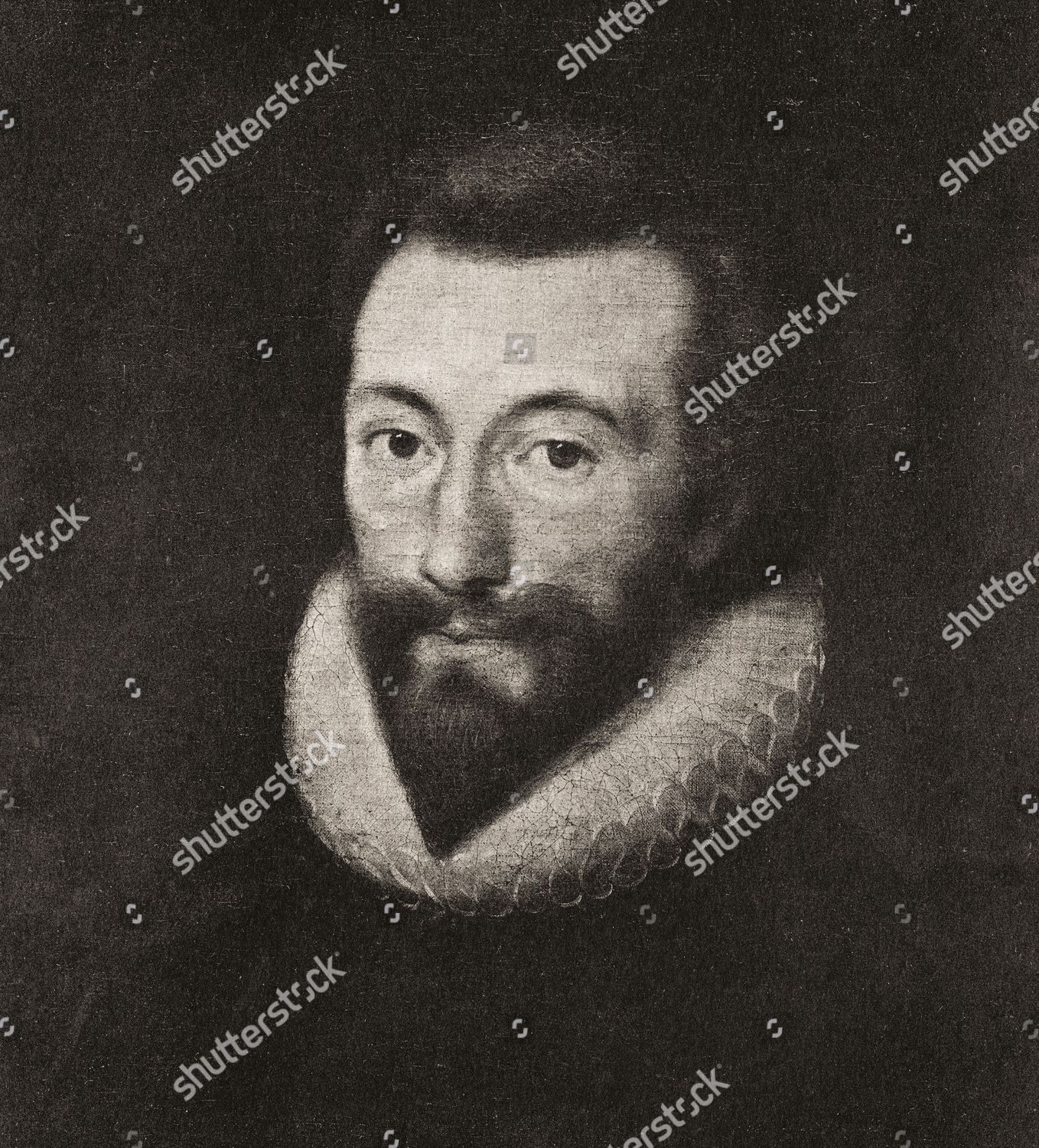 John Donne Aged 44 John Donne Editorial Stock Photo - Stock Image ...