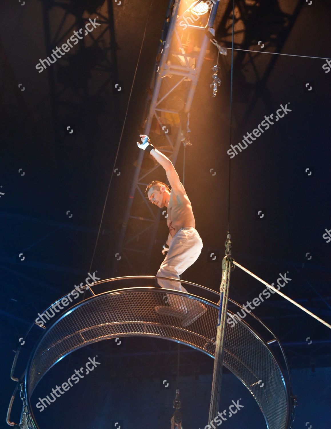 Wheel Death Duo Circus Horrors Editorial Stock Photo - Stock Image ...