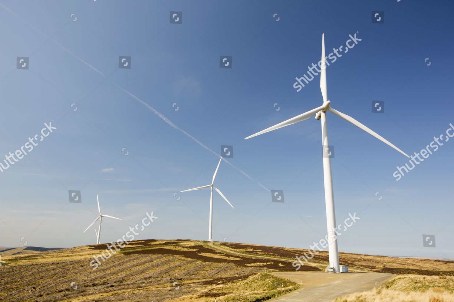 Clyde Wind Farm Southern Uplands Scotland Editorial Stock Photo - Stock ...