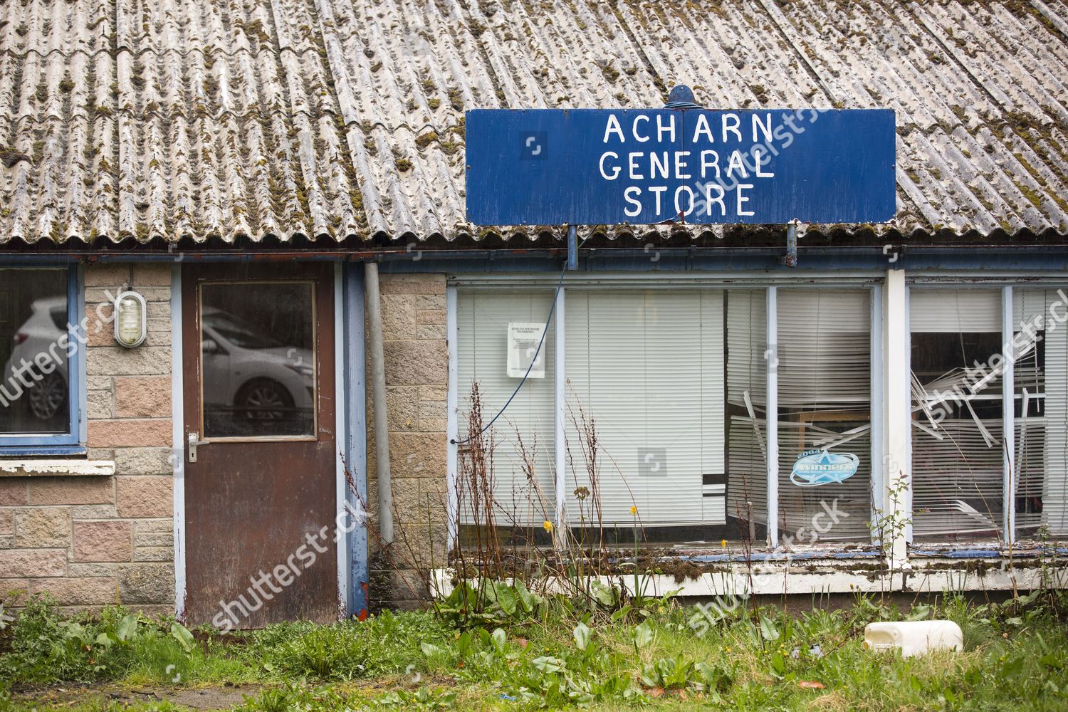 Old Genral Store Long Closed Acharn Editorial Stock Photo - Stock Image ...