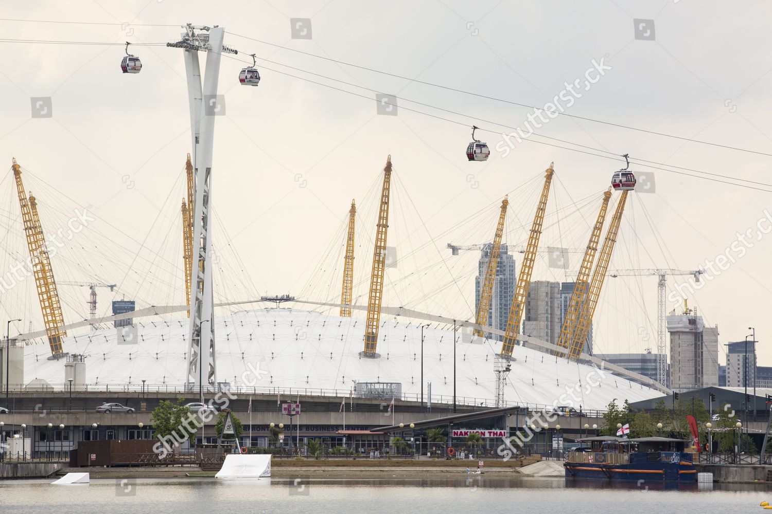 O2 Arena Emirates Air Line Cable Editorial Stock Photo - Stock Image ...