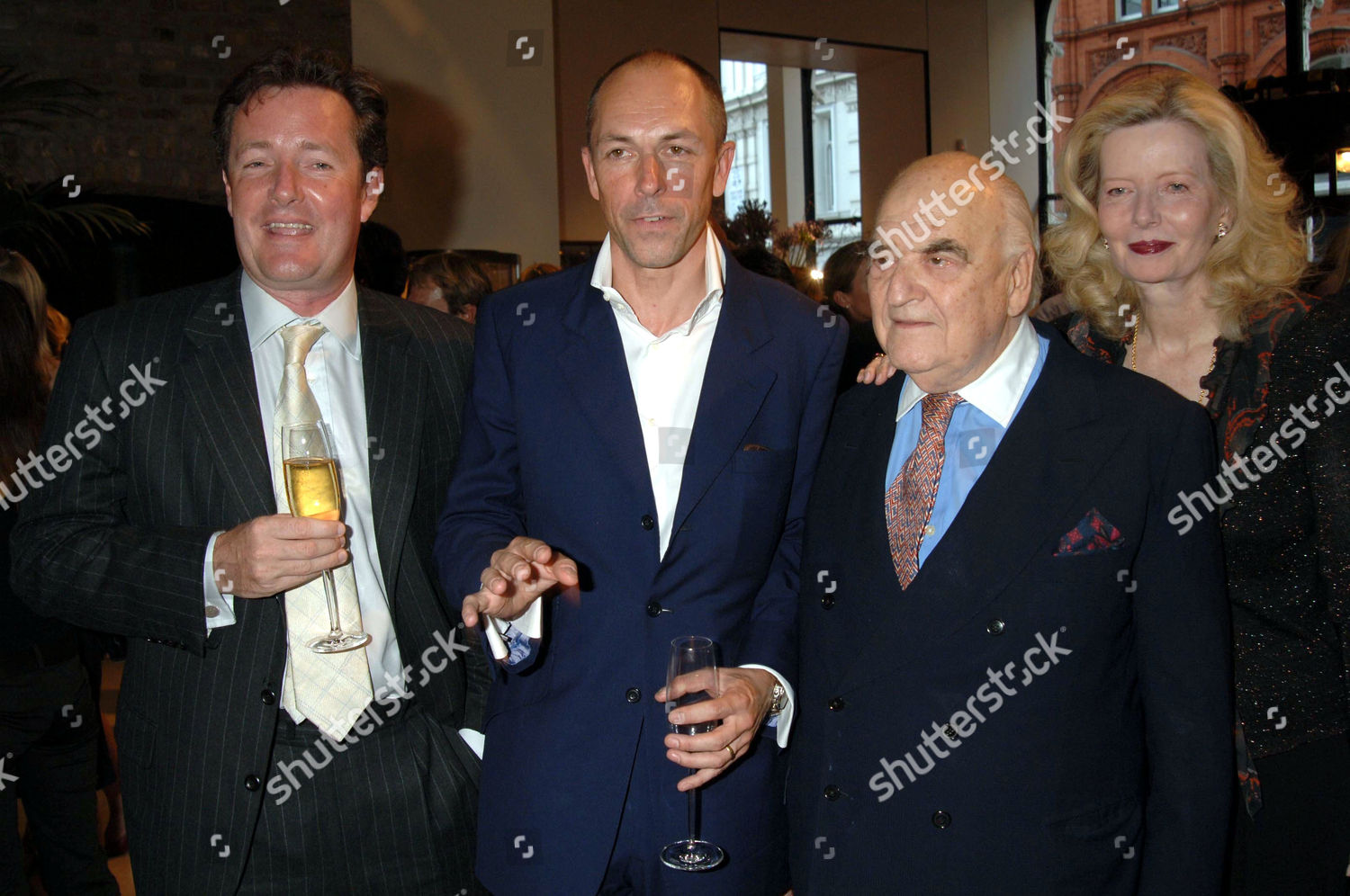 Piers Morgan Dylan Jones Lord Weidenfeld Editorial Stock Photo - Stock ...