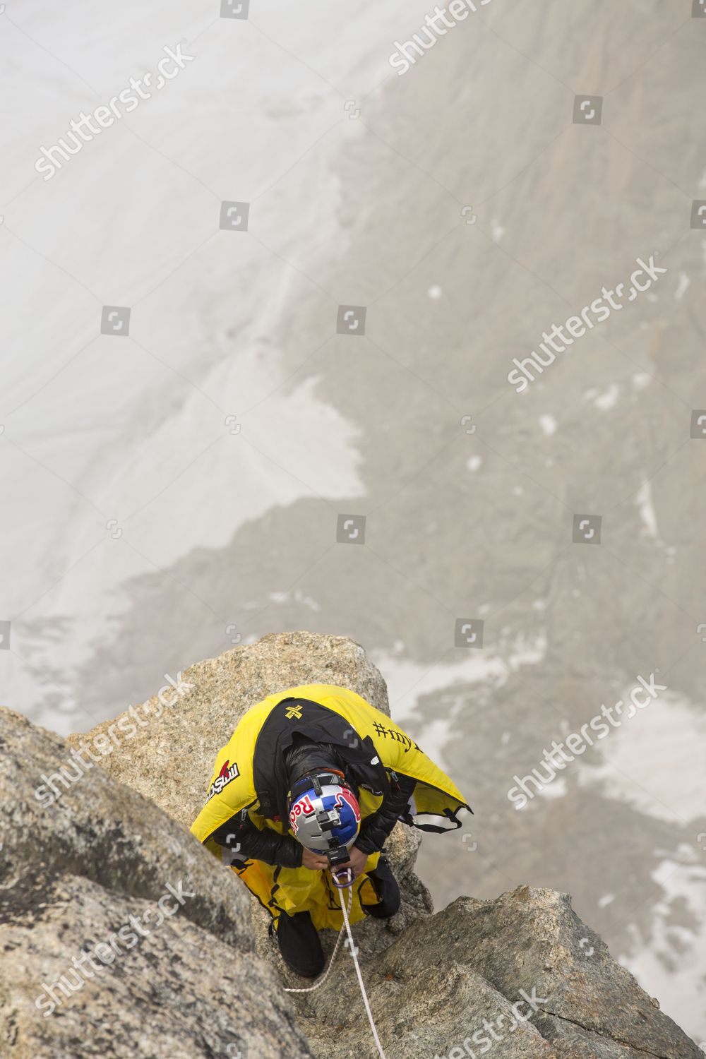 Base Jumpers Wearing Wing Suites Prepare Editorial Stock Photo - Stock ...