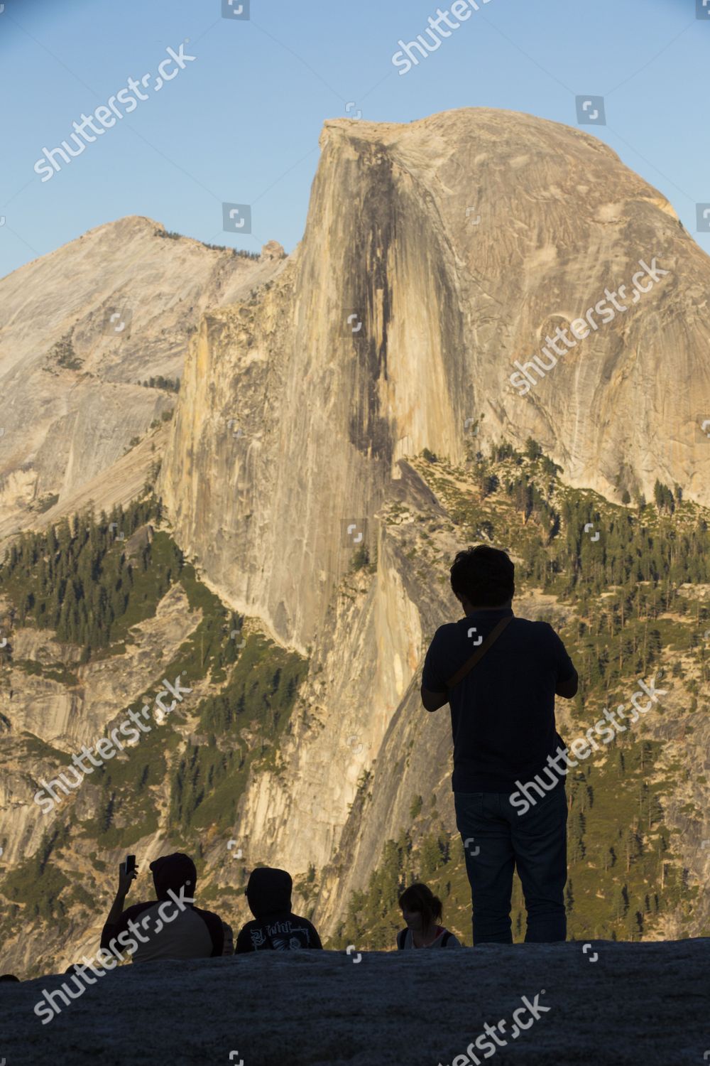 Half Dome Dusk Glacier Point Above Editorial Stock Photo - Stock Image ...