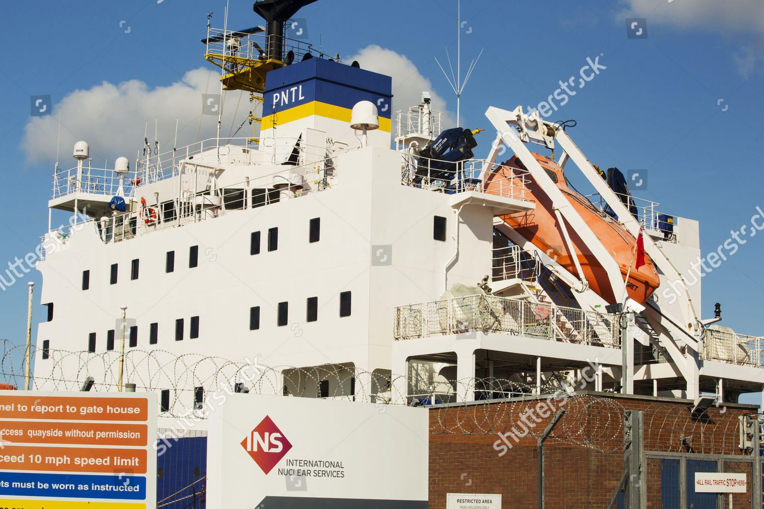 Pacific Heron Nuclear Transport Ship Barrow Editorial Stock Photo ...