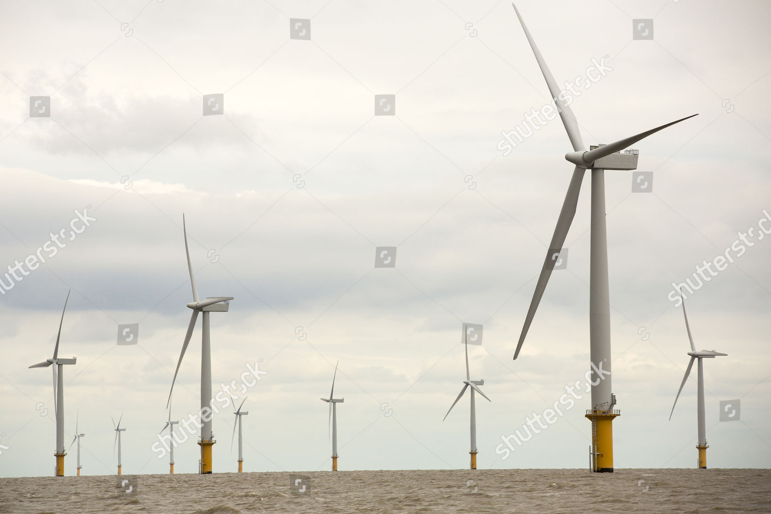 Gunfleet Sands Offshore Wind Farm Owned Editorial Stock Photo - Stock ...