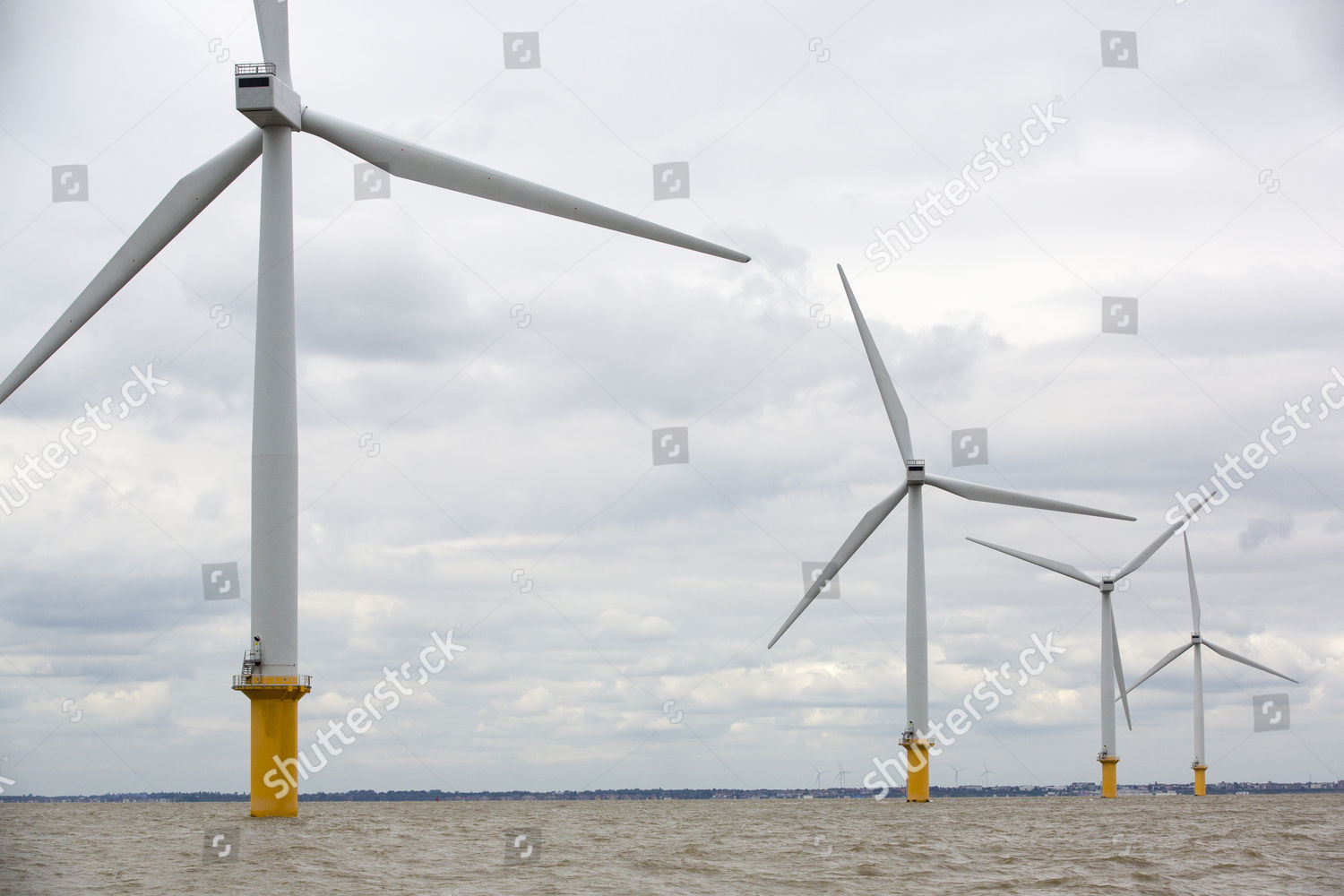 Gunfleet Sands Offshore Wind Farm Owned Editorial Stock Photo - Stock ...