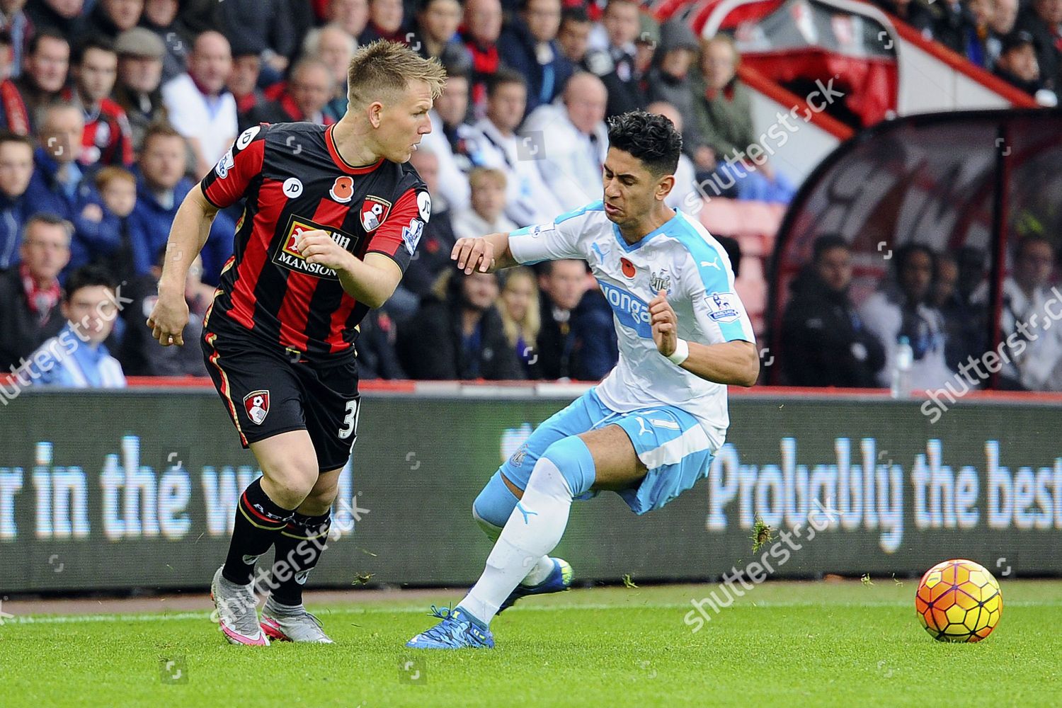 Matt Ritchie Afc Bournemouth Left Plays Editorial Stock Photo - Stock ...