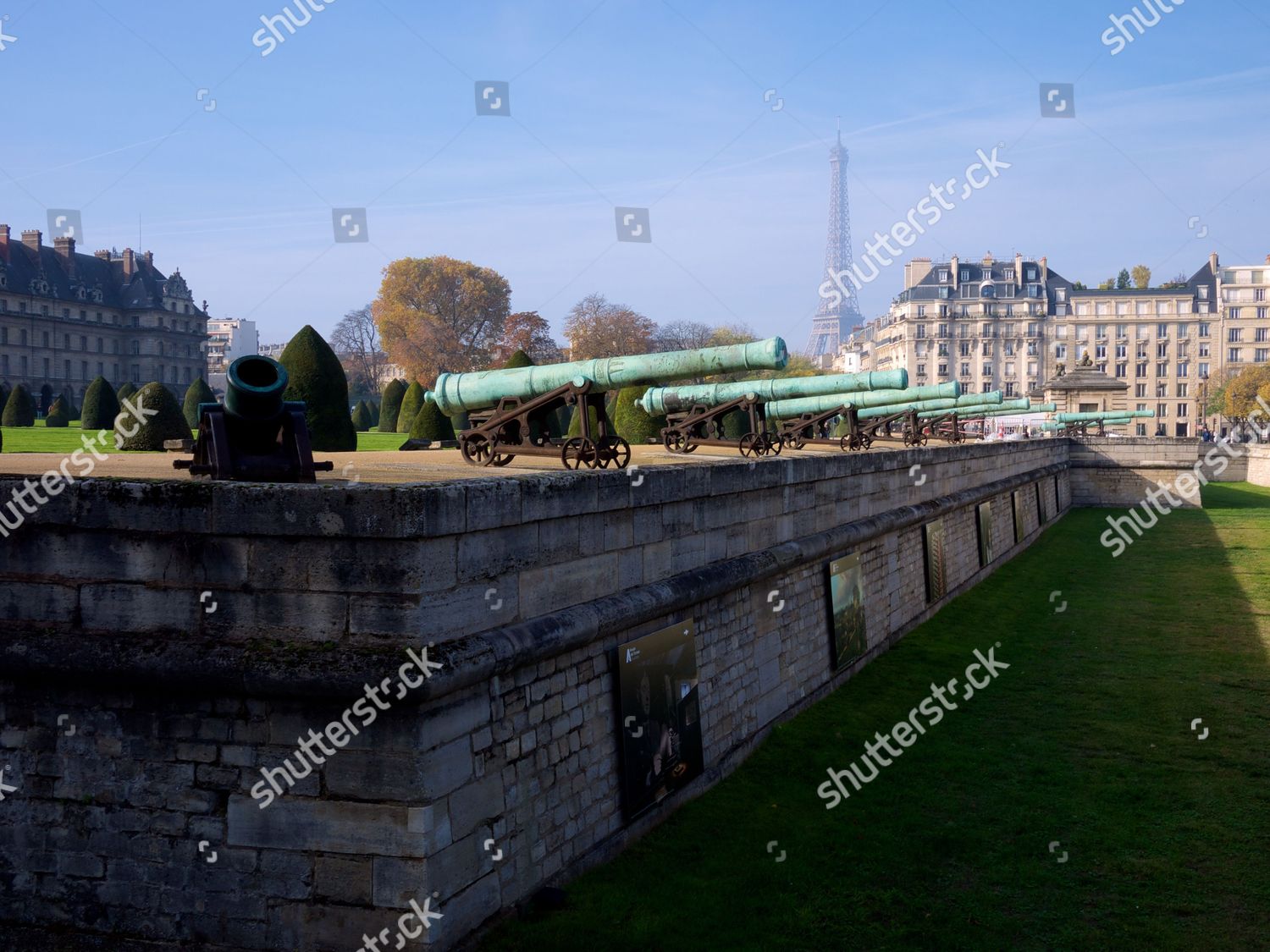 Napoleonic Era Cannon Outside Les Invalides Editorial Stock Photo ...