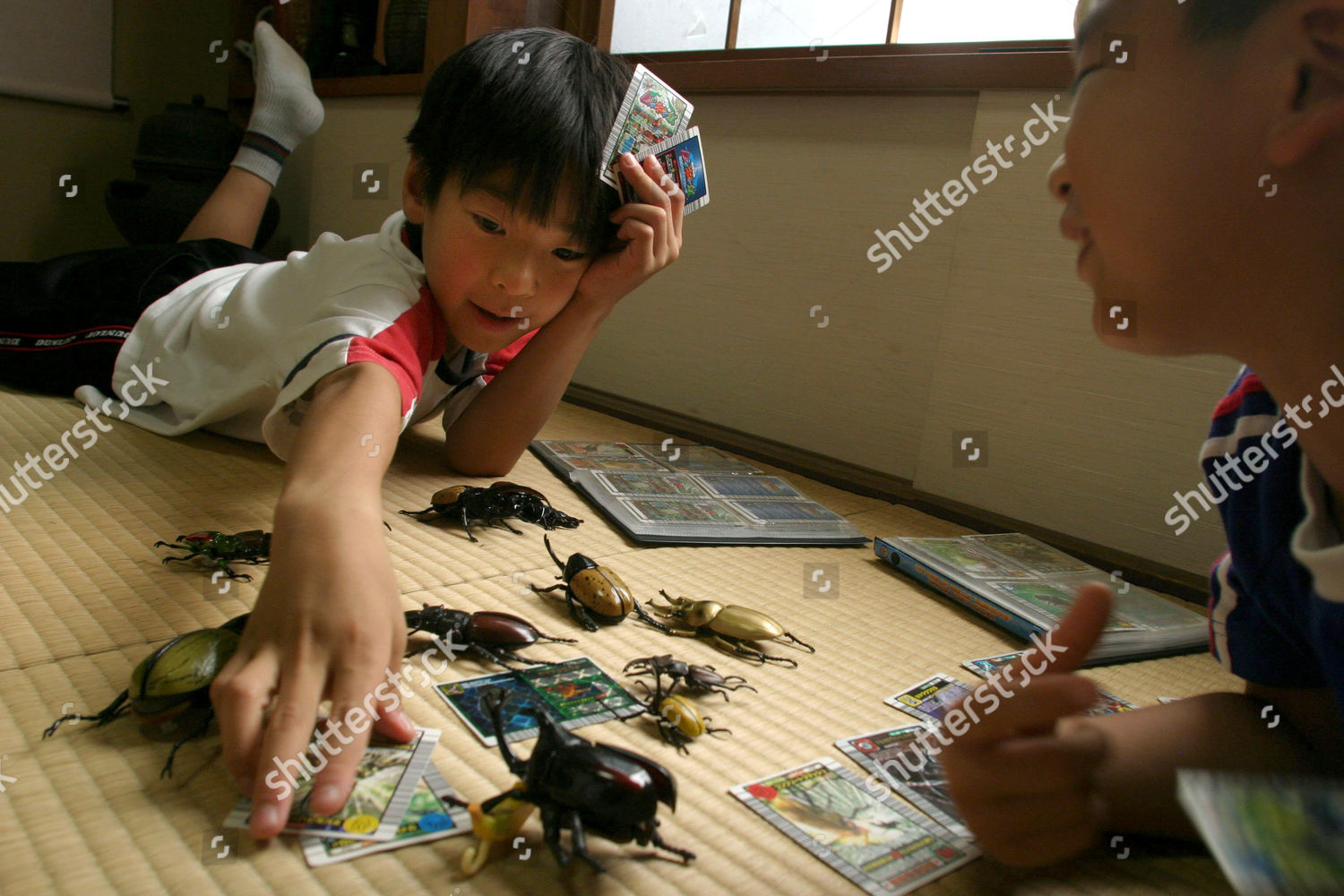 Japanese Children Playing Mushi King Playing Editorial Stock Photo ...