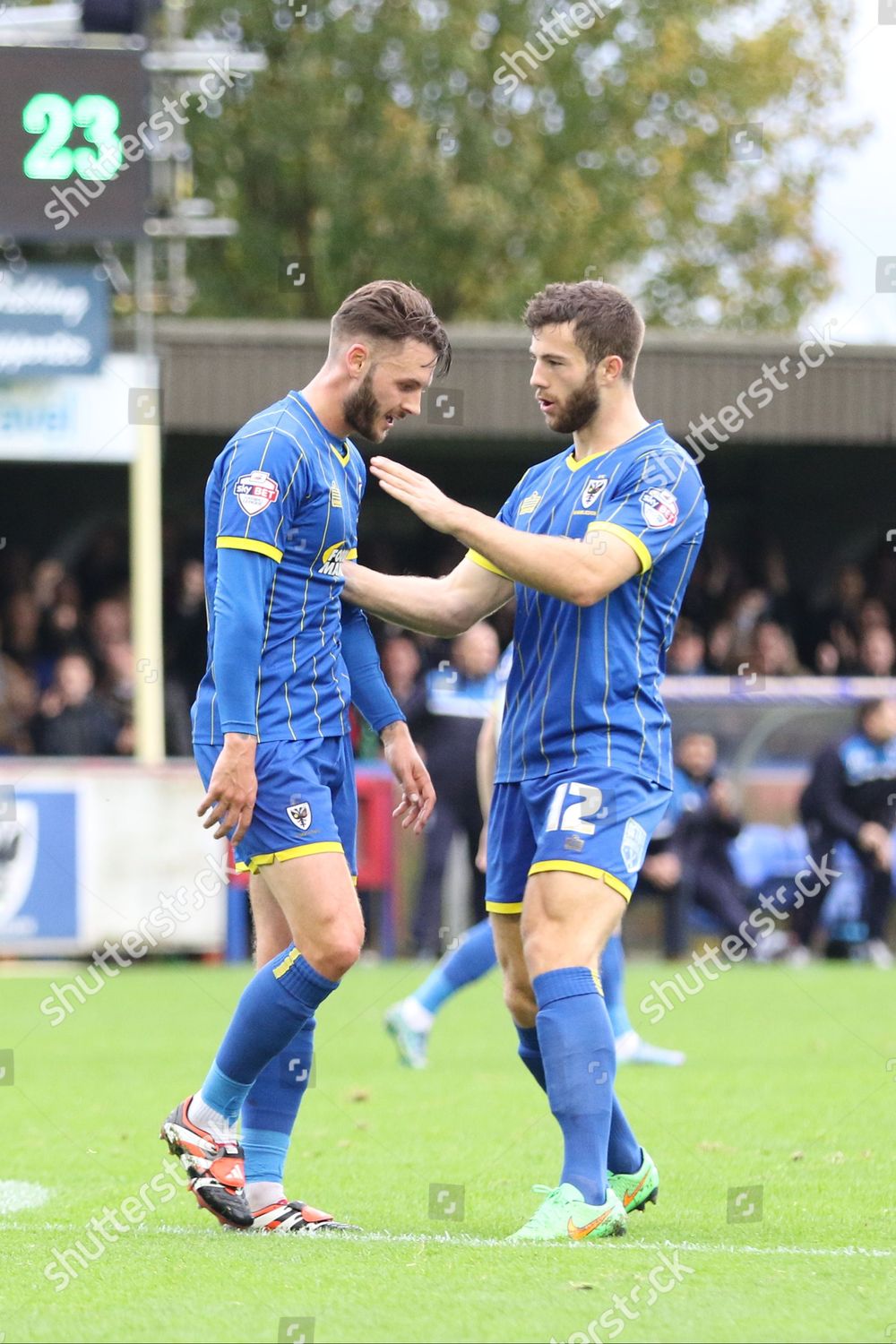 Callum Kennedy Afc Wimbledon Celebrates Jon Editorial Stock Photo ...