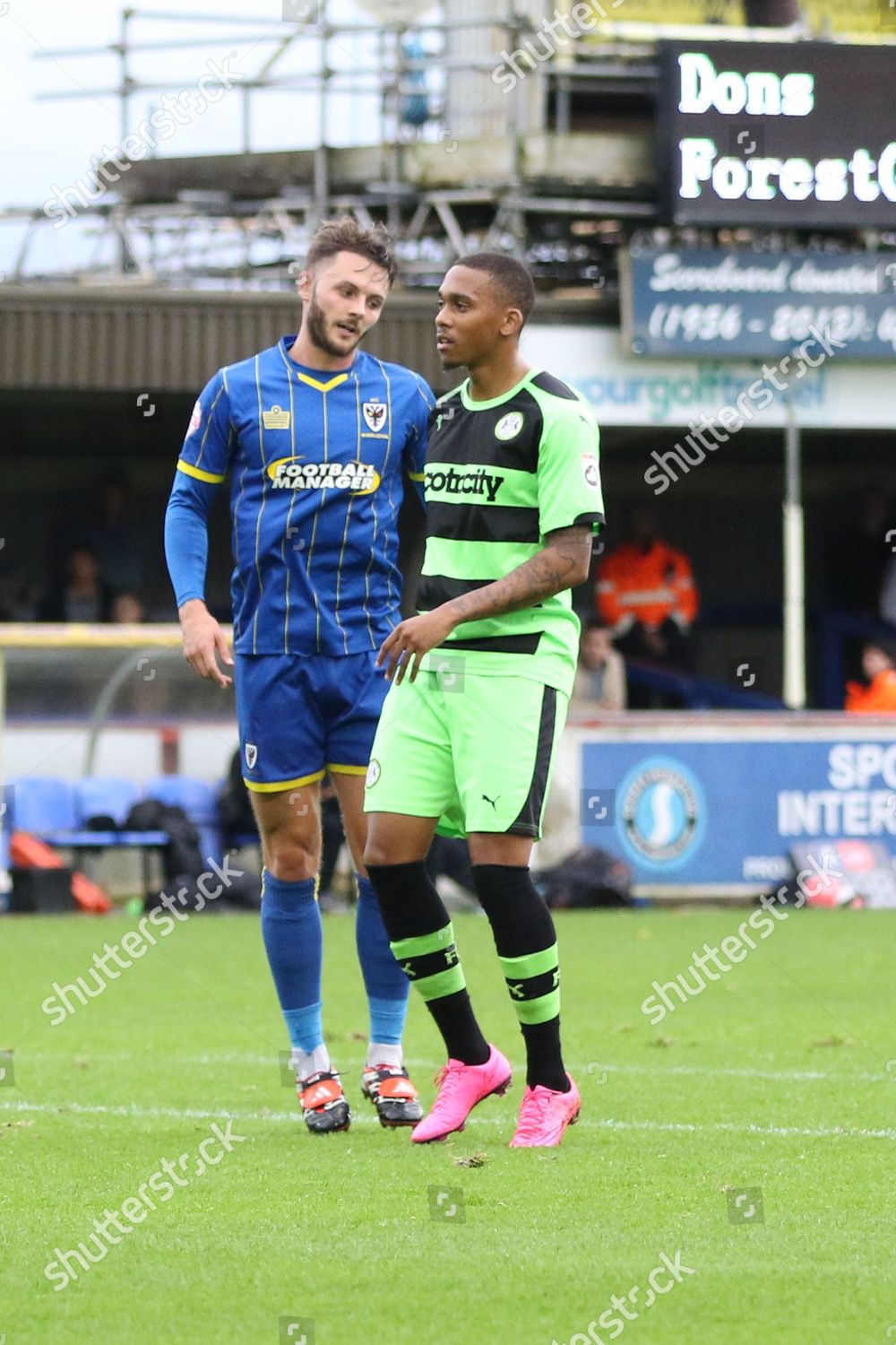 Callum Kennedy Afc Wimbledon Levels Dons Editorial Stock Photo - Stock ...