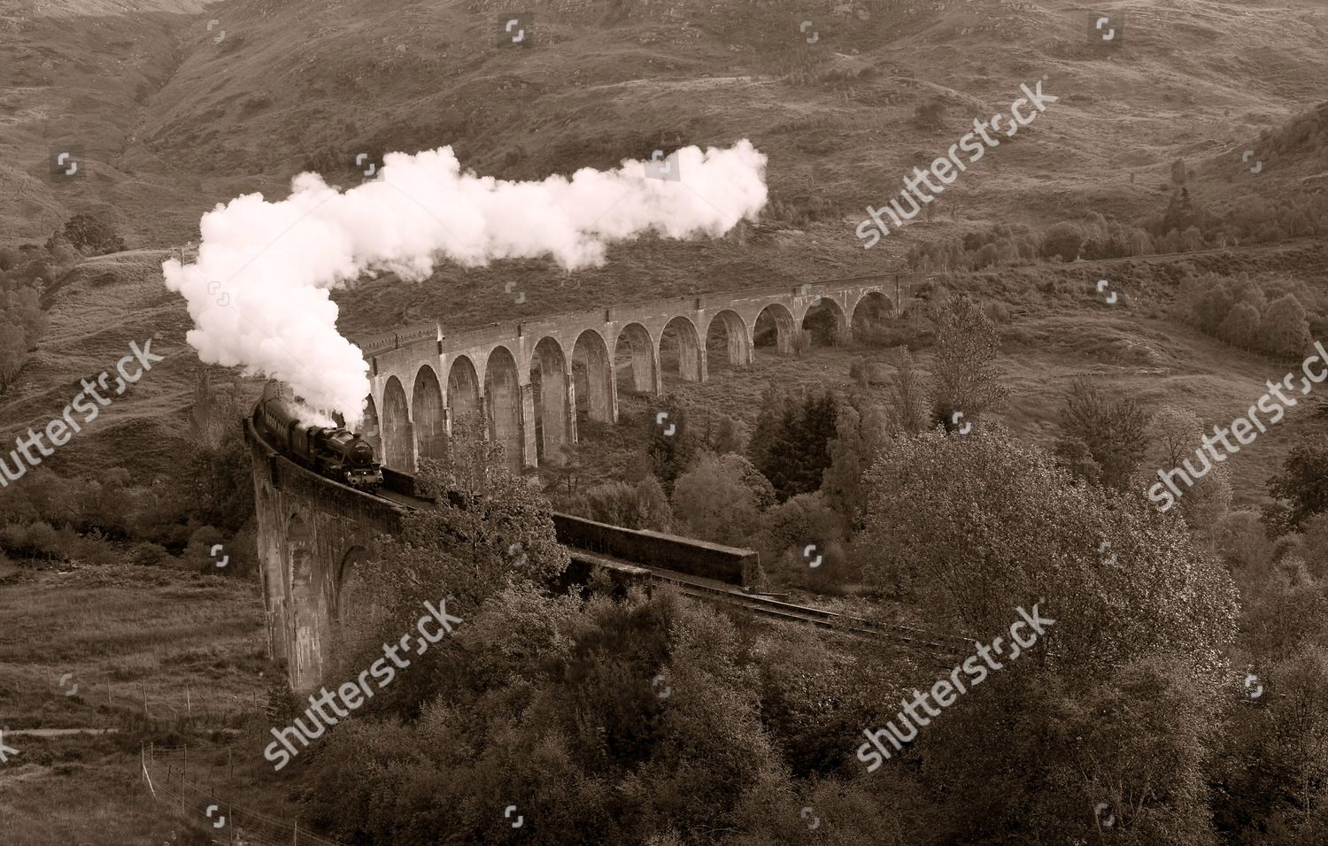 Jacobite Steam Train Editorial Stock Photo - Stock Image | Shutterstock