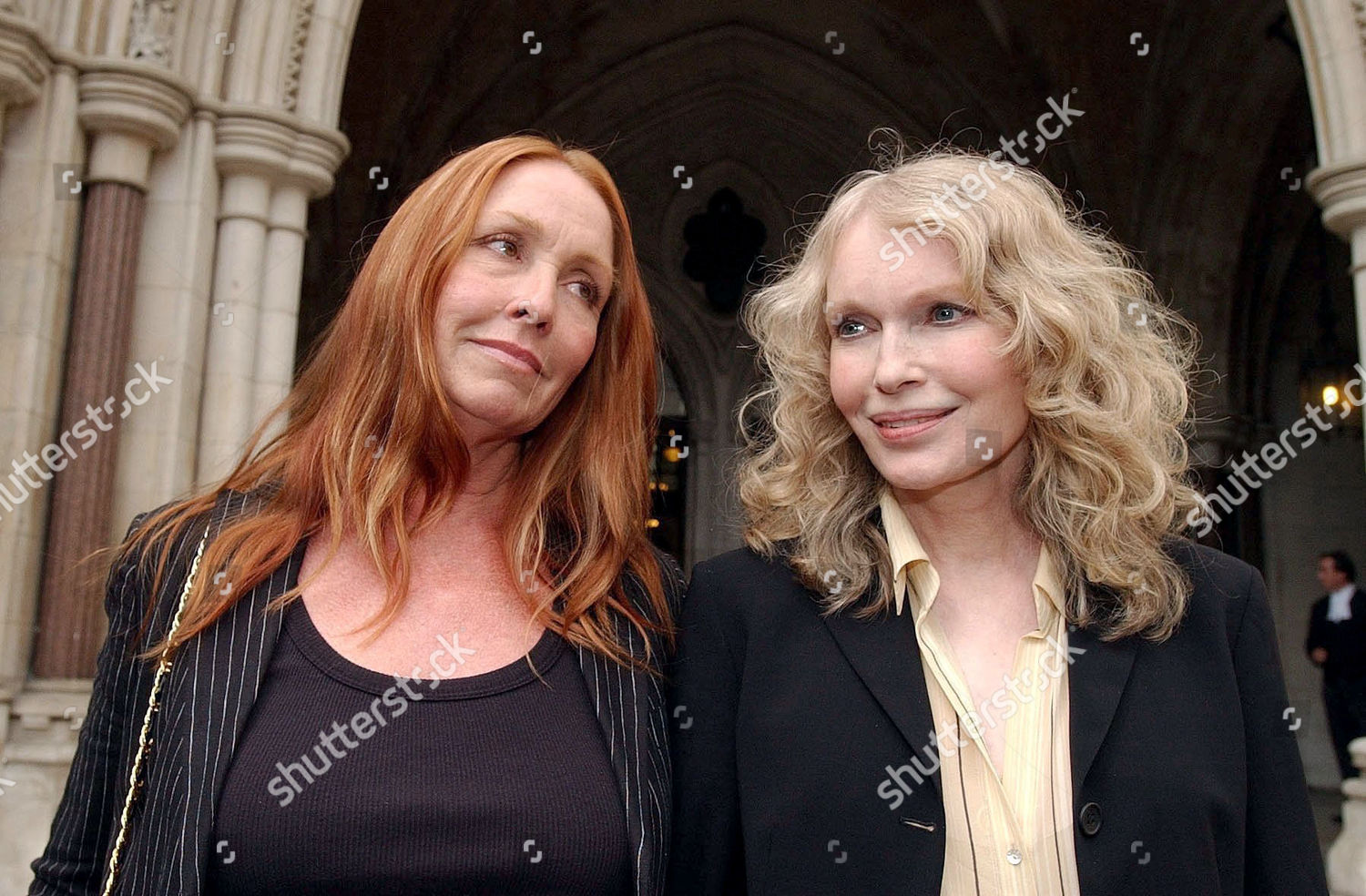 Debra Tate Mia Farrow Leaving High Editorial Stock Photo - Stock Image ...
