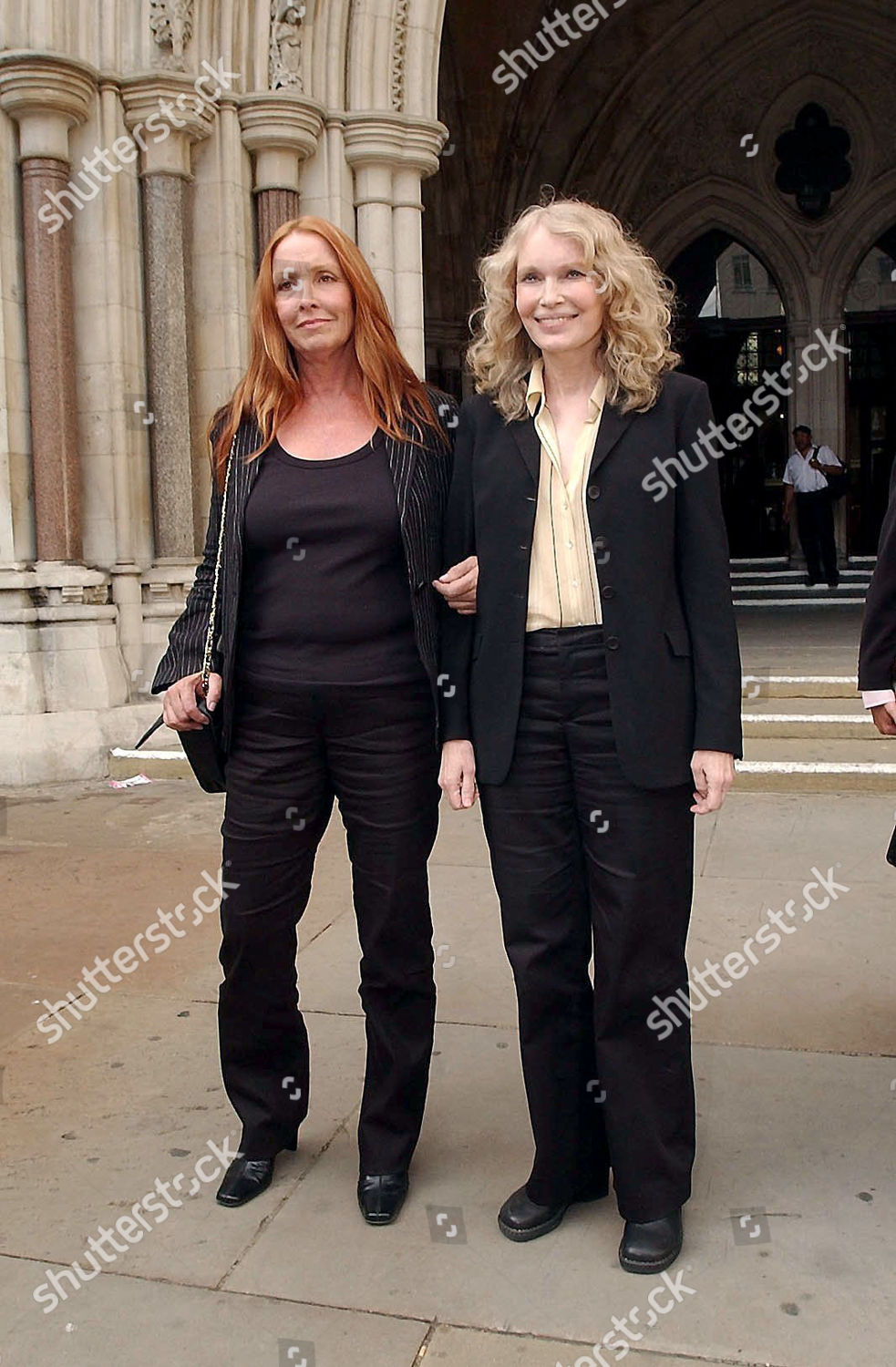 Debra Tate Mia Farrow Leaving High Editorial Stock Photo - Stock Image ...