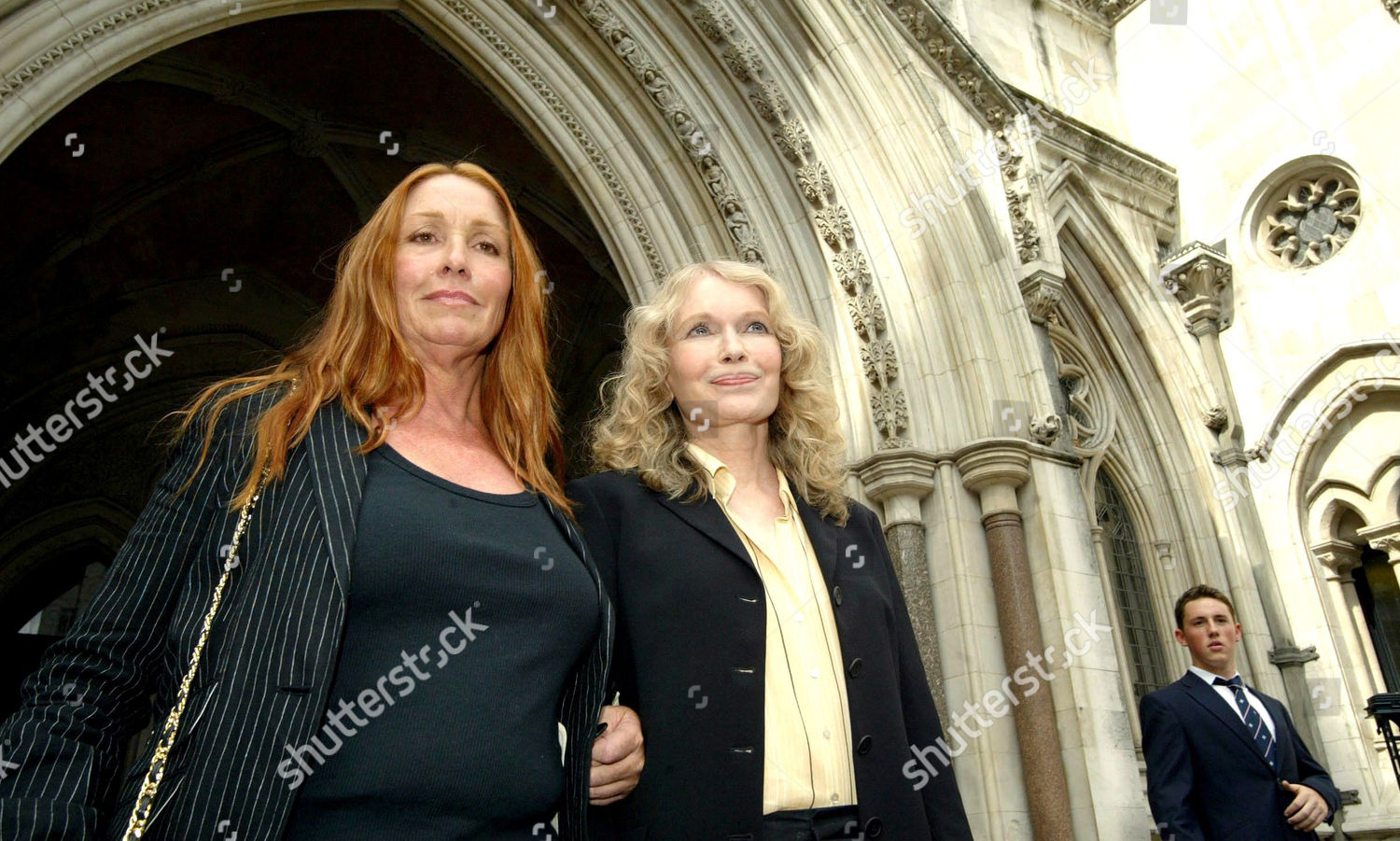 Mia Farrow Debra Tate Leaving Court Editorial Stock Photo - Stock Image ...