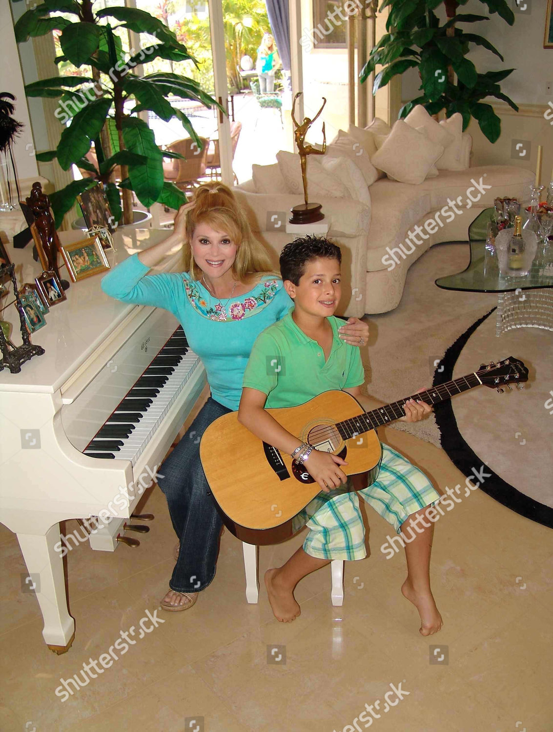 Audrey Landers Son Daniel Editorial Stock Photo - Stock Image ...