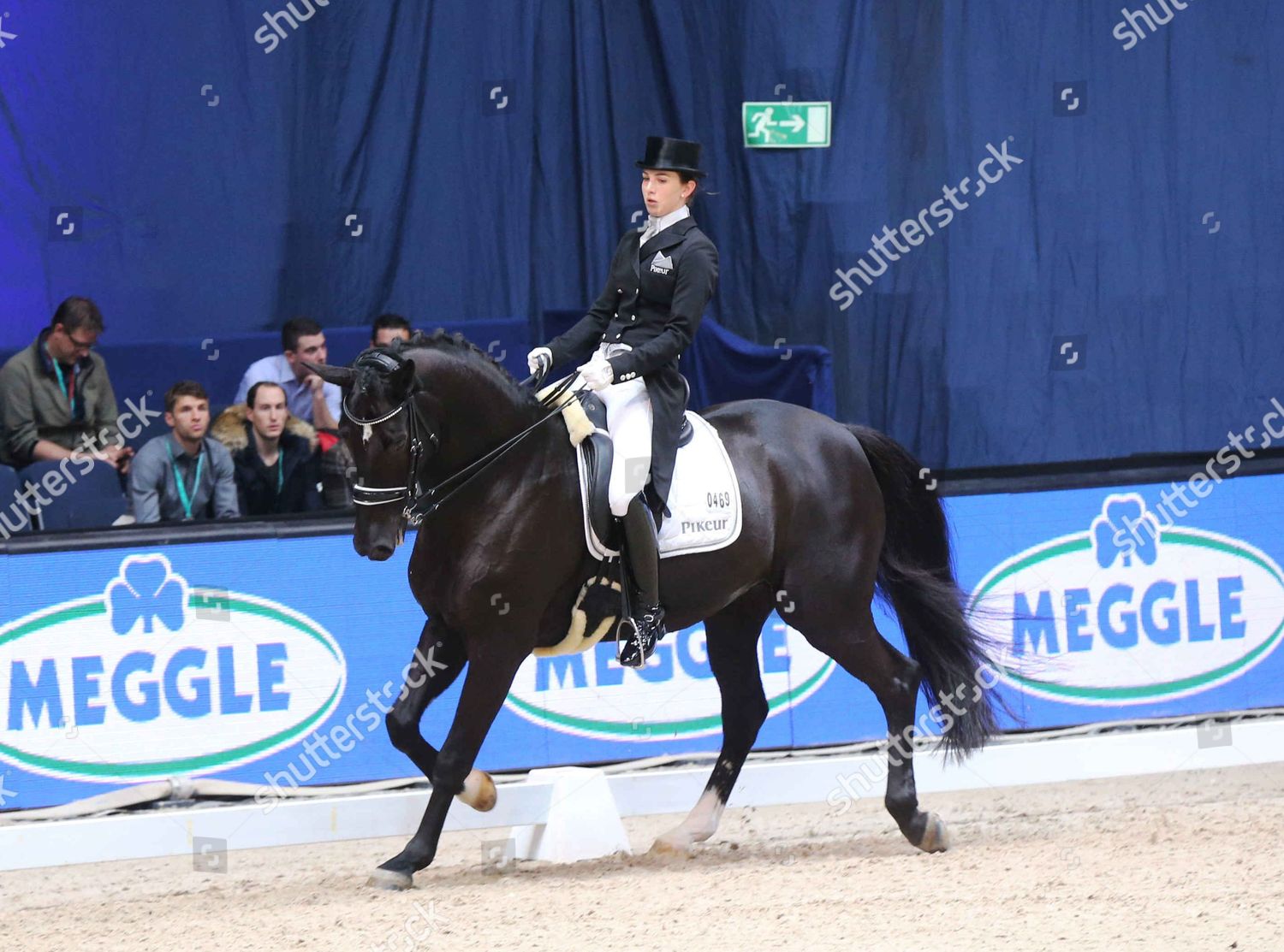 Thomas Mullers Wife Lisa Muller Riding Editorial Stock Photo - Stock ...