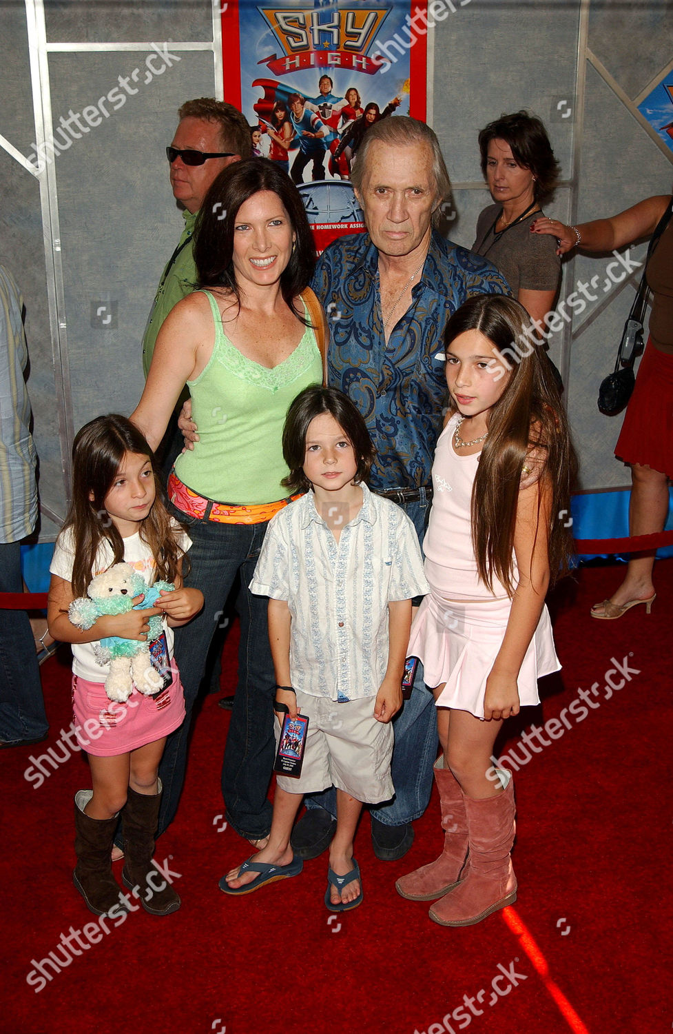 Annie Bierman David Carradine Her Children Editorial Stock Photo ...