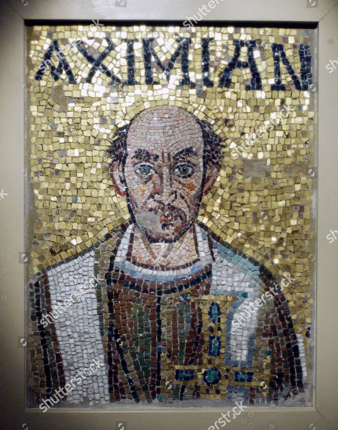Mosaic Head Maximiamus Collection Ancient Mosaics Editorial Stock Photo ...