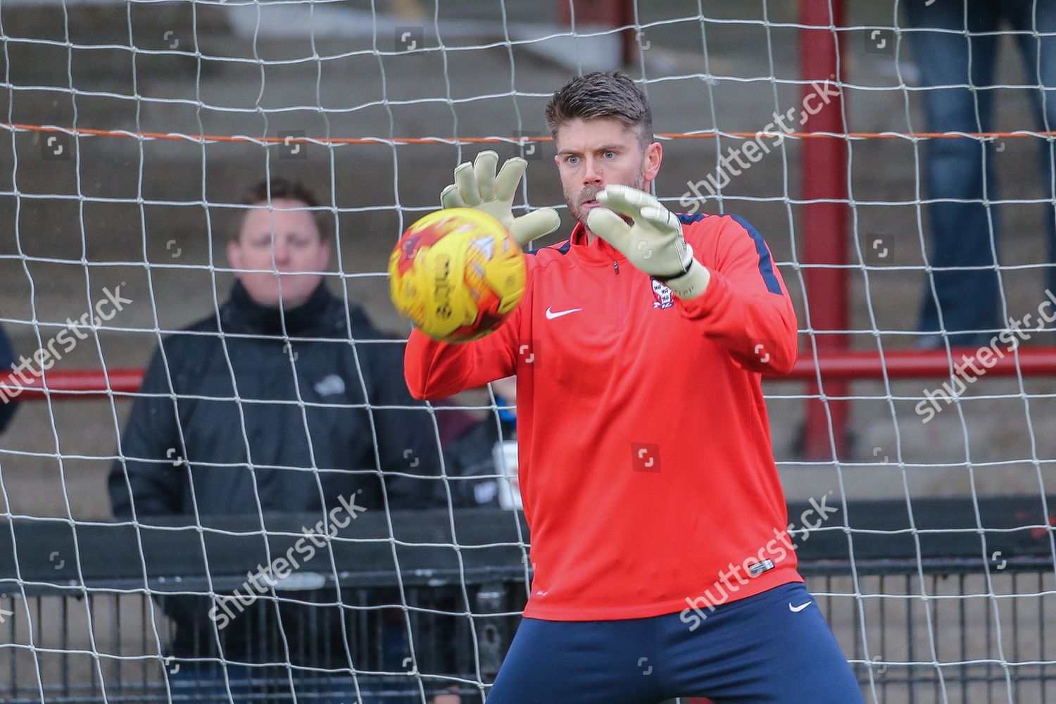 York City Goalkeeper Scott Flinders During Editorial Stock Photo ...