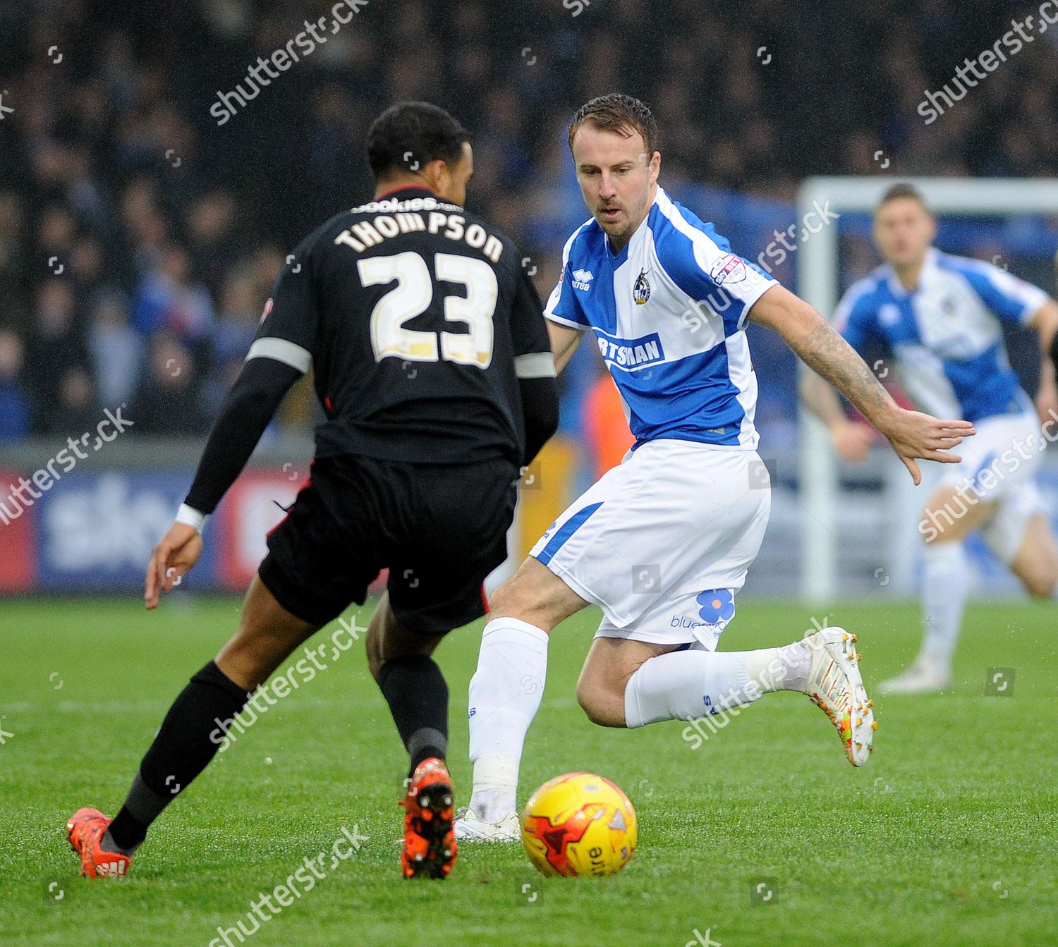 Chris Lines Bristol Rovers Challenges Joe Editorial Stock Photo - Stock ...