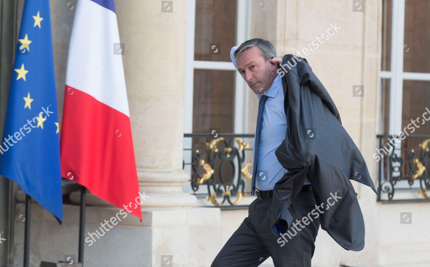 PHILIPPE VIGIER UDI ARRIVING ELYSEE PALACE Editorial Stock Photo ...