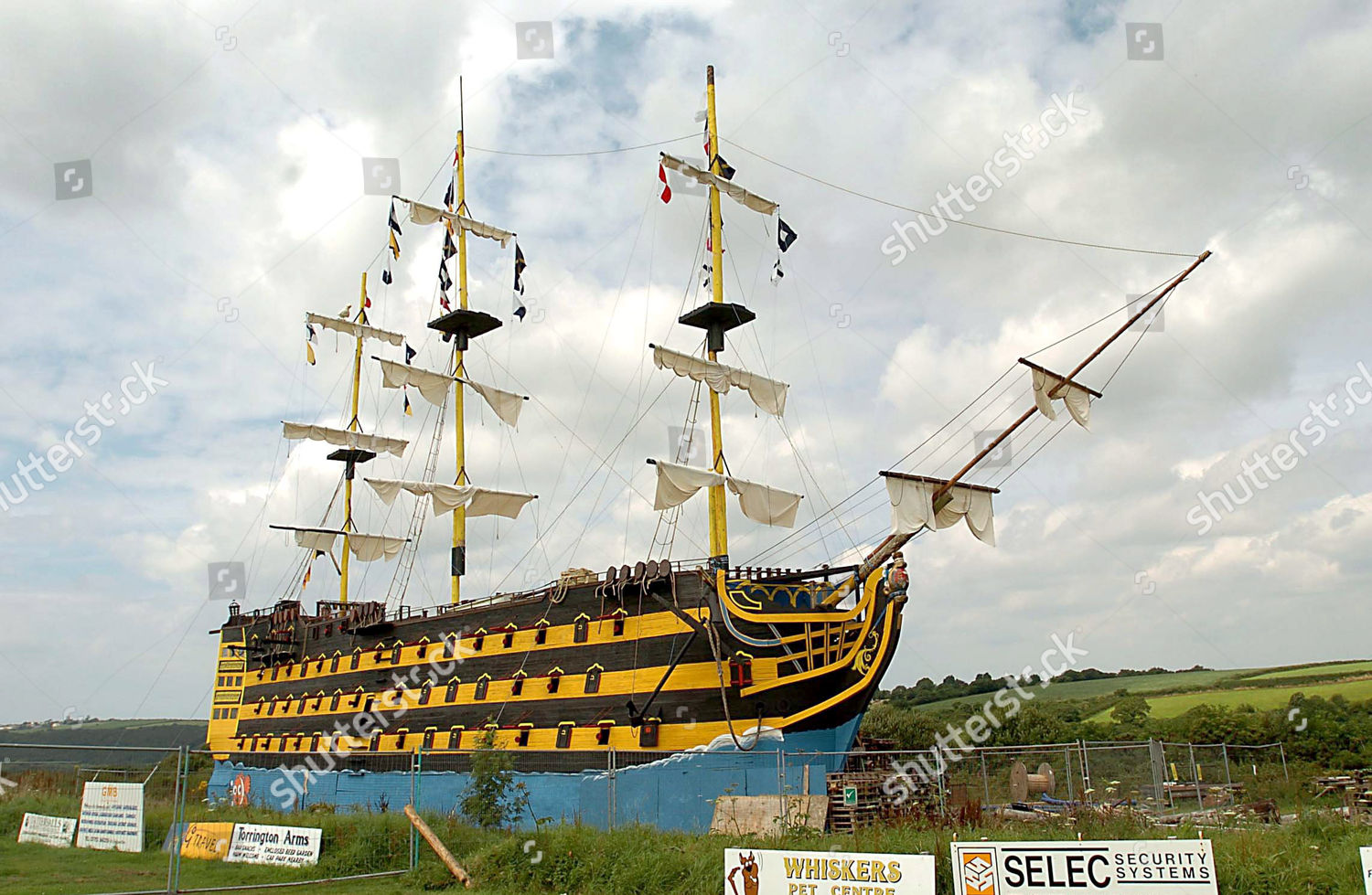 Half Scale Model Hms Victory Which Editorial Stock Photo - Stock Image ...