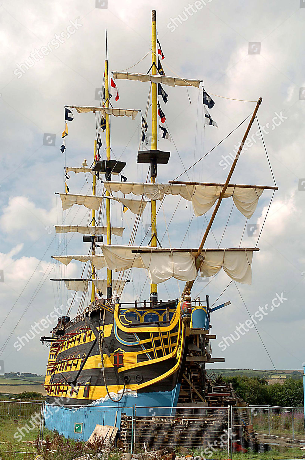 Half Scale Model Hms Victory Which Editorial Stock Photo - Stock Image ...
