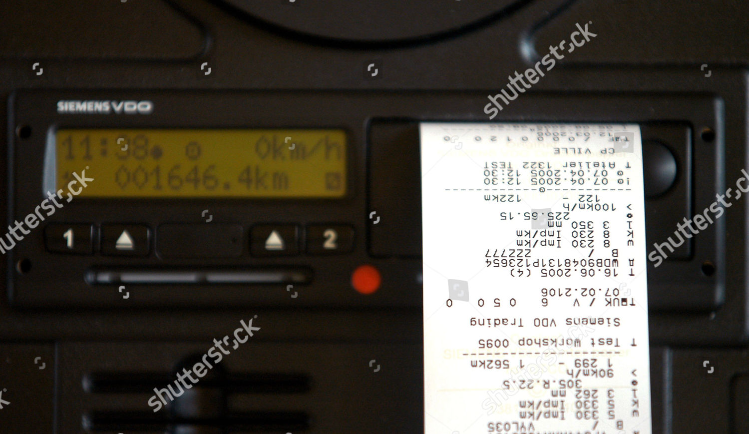 Introduction Digital Tachographs Came Into Force Editorial Stock Photo ...