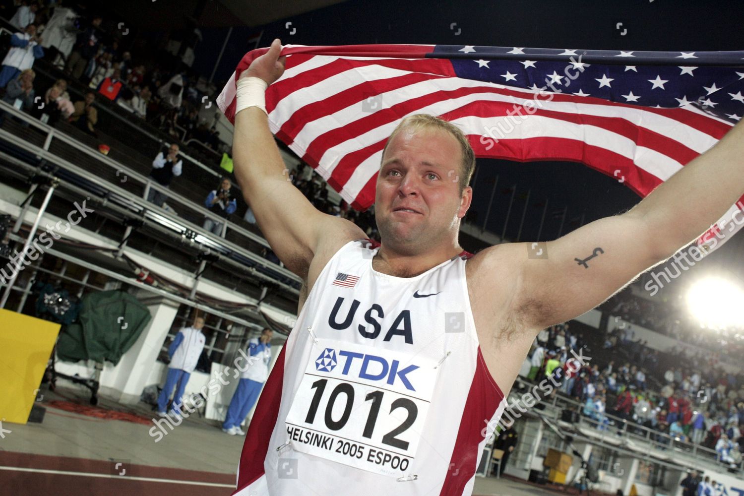 Adam Nelson Us Moved Tears Celebrates Editorial Stock Photo - Stock ...