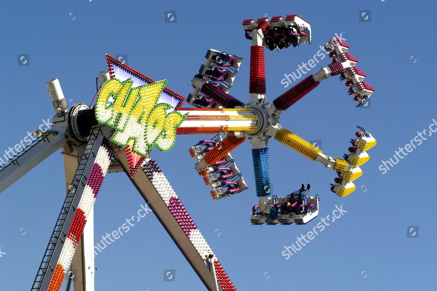 Fairground Ride Warwickshire England Britain Editorial Stock Photo ...