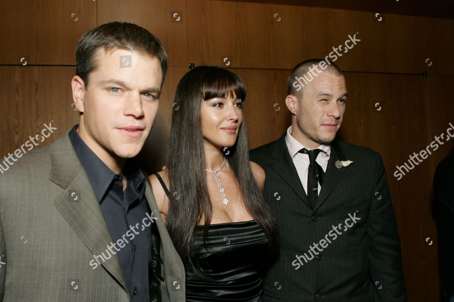 Matt Damon Monica Bellucci Heath Ledger Editorial Stock Photo - Stock ...