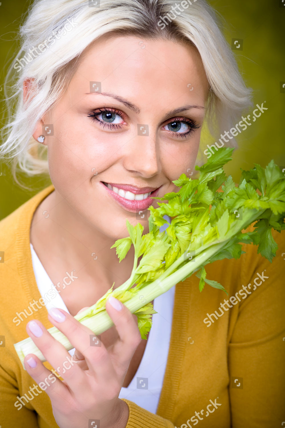 Model Released Young Woman Holding Stick Editorial Stock Photo - Stock ...