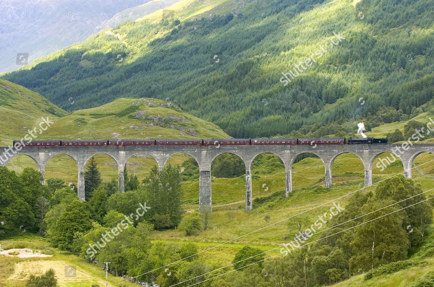 Jacobite Steam Train Fort William Mallaig Editorial Stock Photo - Stock ...