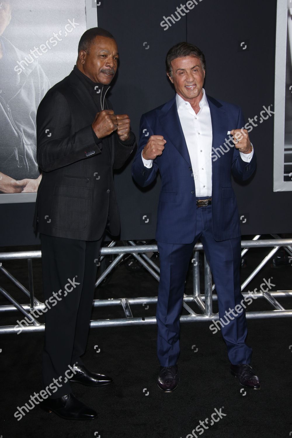 Carl Weathers Sylvester Stallone Editorial Stock Photo - Stock Image ...