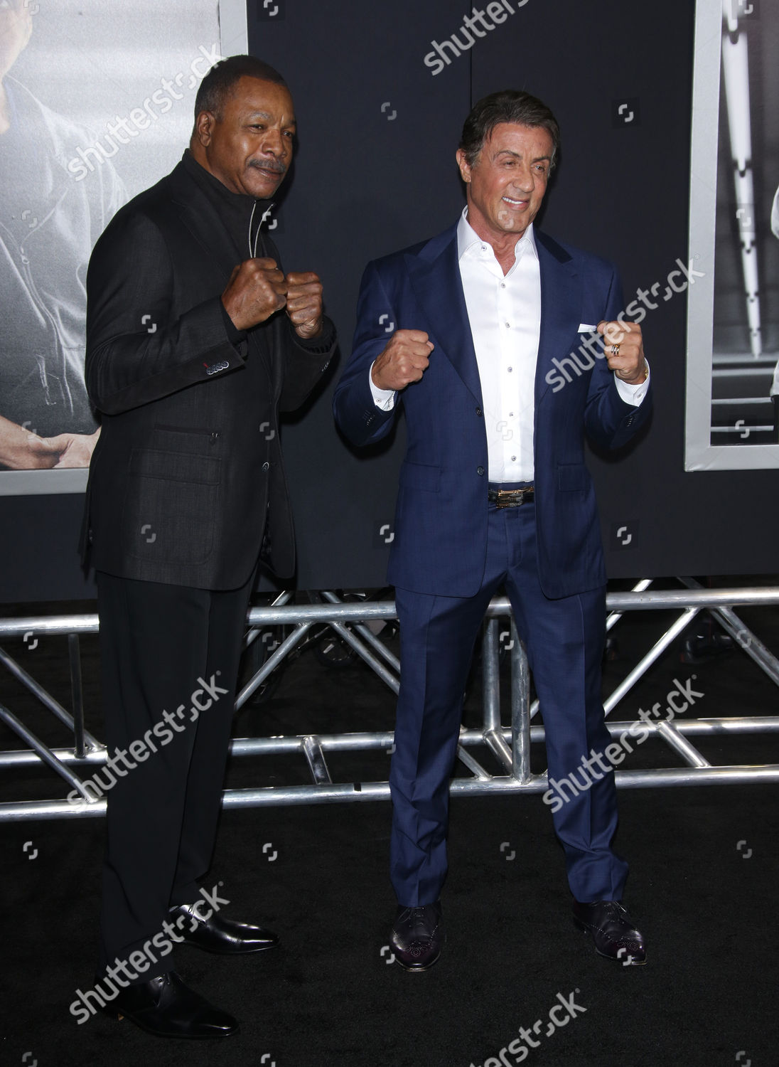Carl Weathers Sylvester Stallone Editorial Stock Photo - Stock Image ...